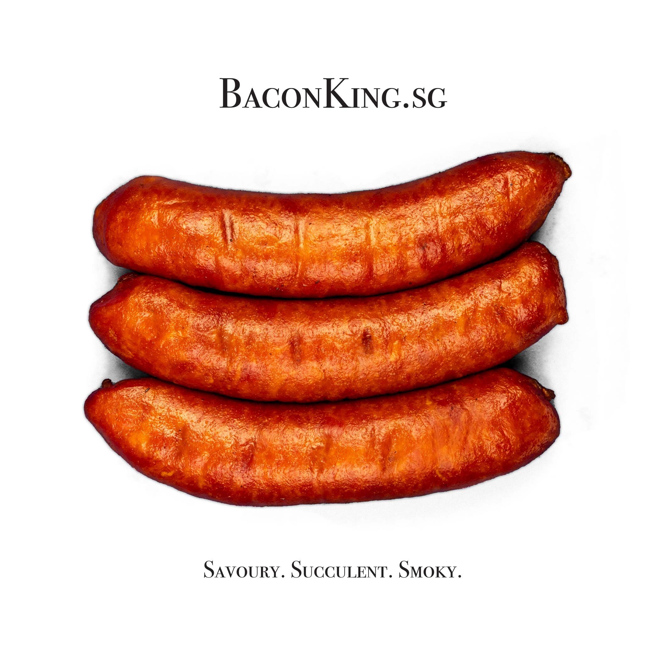 Smoked Sweet Honey Pork Sausage | BaconKing.sg